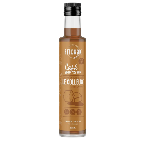 Sirop à café au Caramel et fleur de sel 500 ml - Le Fit Cook – Eugène ...