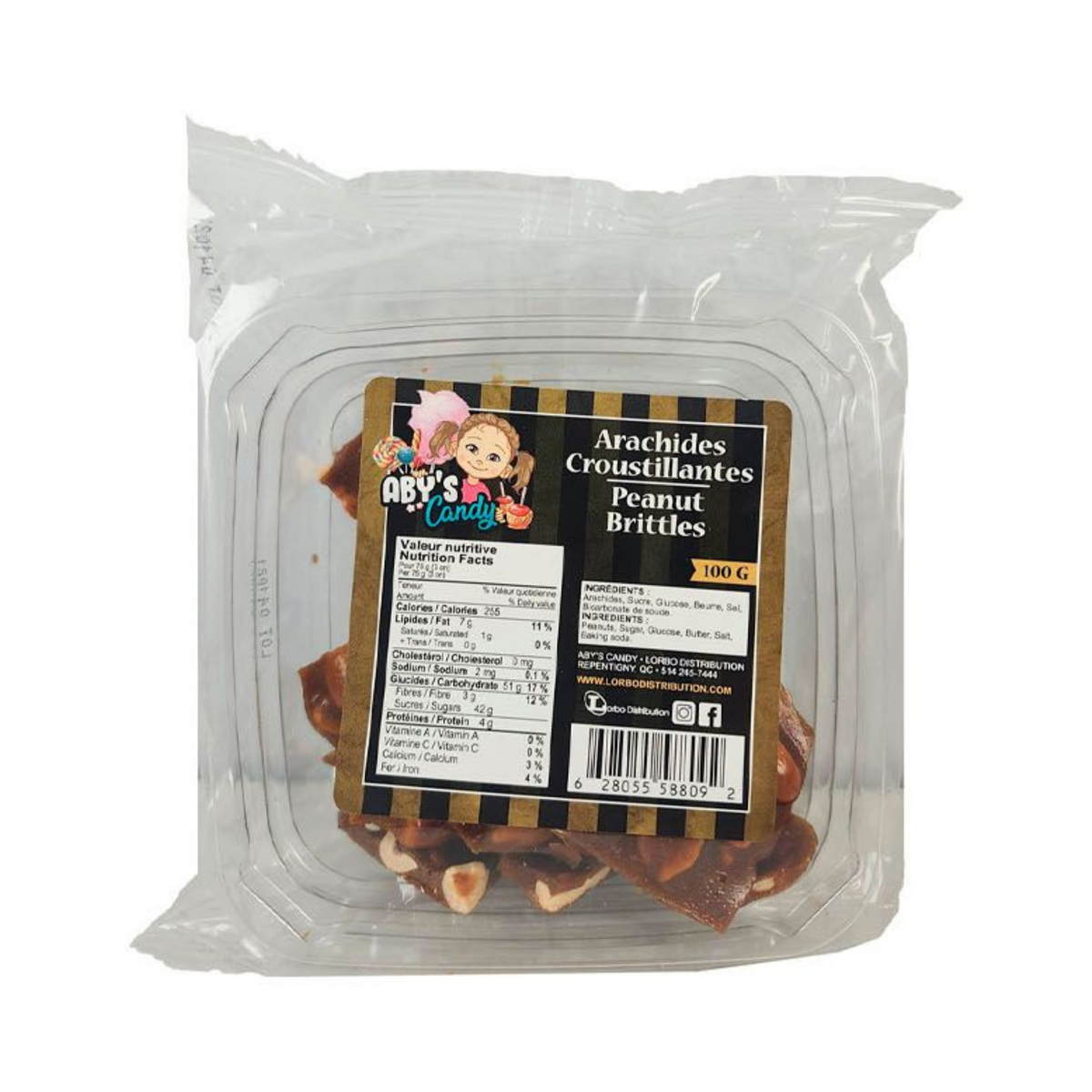 Croquant aux arachides 100g - Aby’s Candy – Eugène Allard Cuisine et ...
