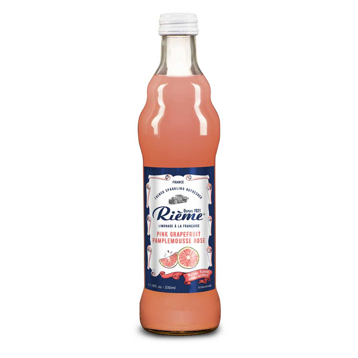 Limonade pétillante au pamplemousse rose 330ml - Rième – Eugène Allard Cuisine et Tendances